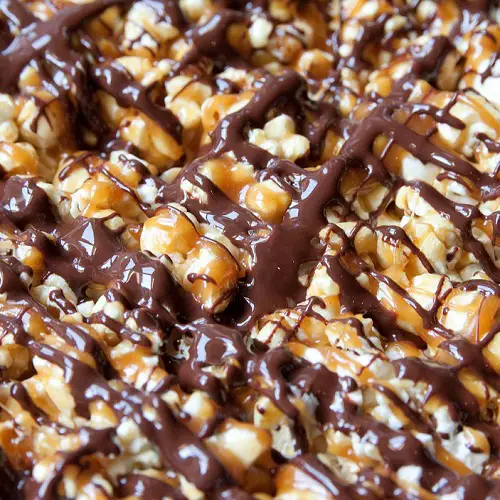 Snickers Popcorn Recipe - Secret Copycat Restaurant Recipes