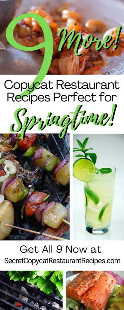 9 MORE Copycat Restaurant Recipes Perfect for Springtime - Secret ...