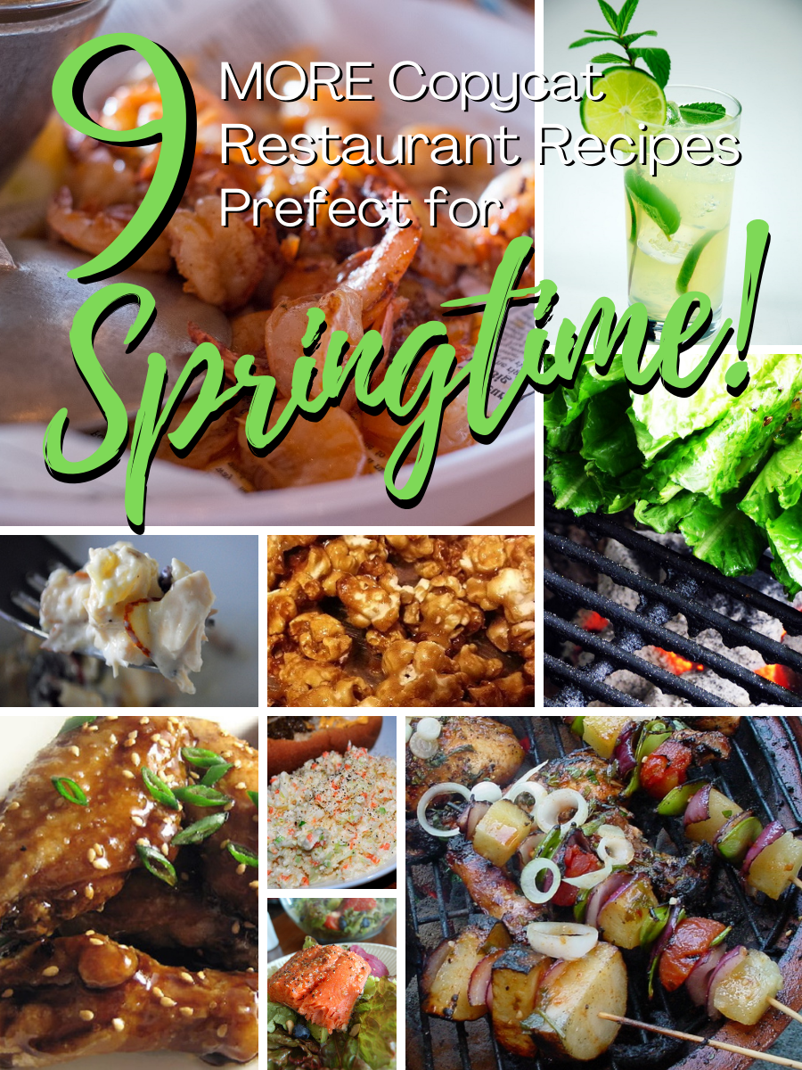 9 MORE Copycat Restaurant Recipes Perfect for Springtime - Secret ...