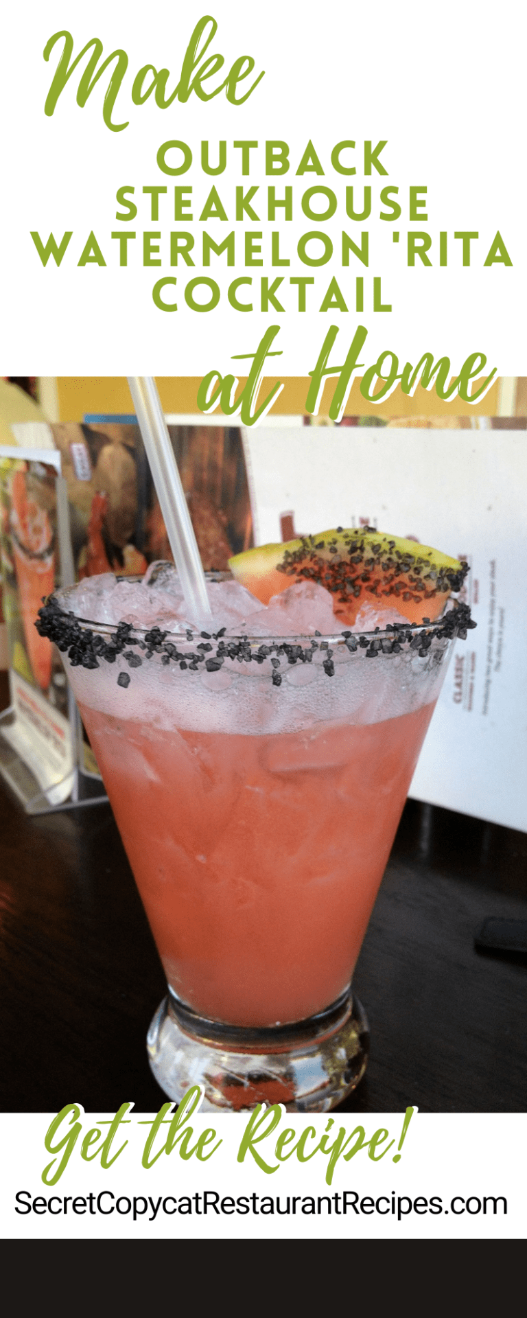 Outback Steakhouse Watermelon 'Rita Cocktail Recipe