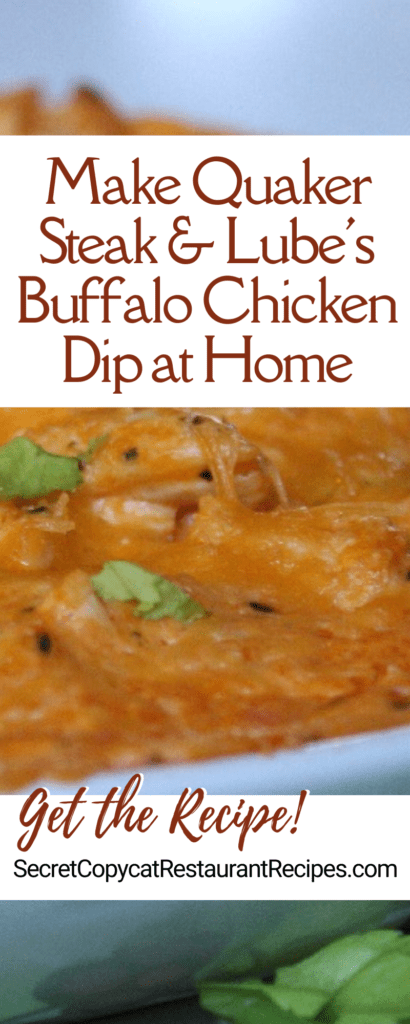 Quaker Steak & Lube Buffalo Chicken Dip Recipe
