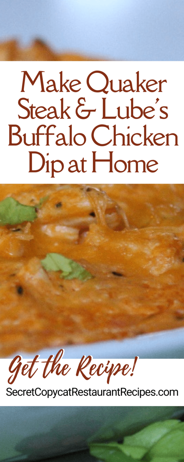 Quaker Steak & Lube Buffalo Chicken Dip Recipe