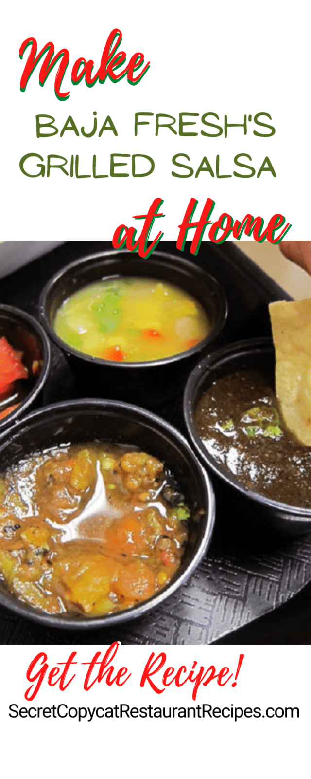 Baja Fresh Grilled Salsa Copycat Recipe - Secret Copycat Restaurant Recipes