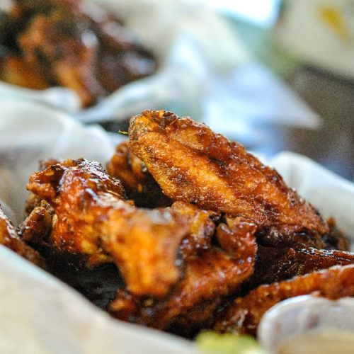 Blue Bunny Bomb Pop Spicy Chicken Wings