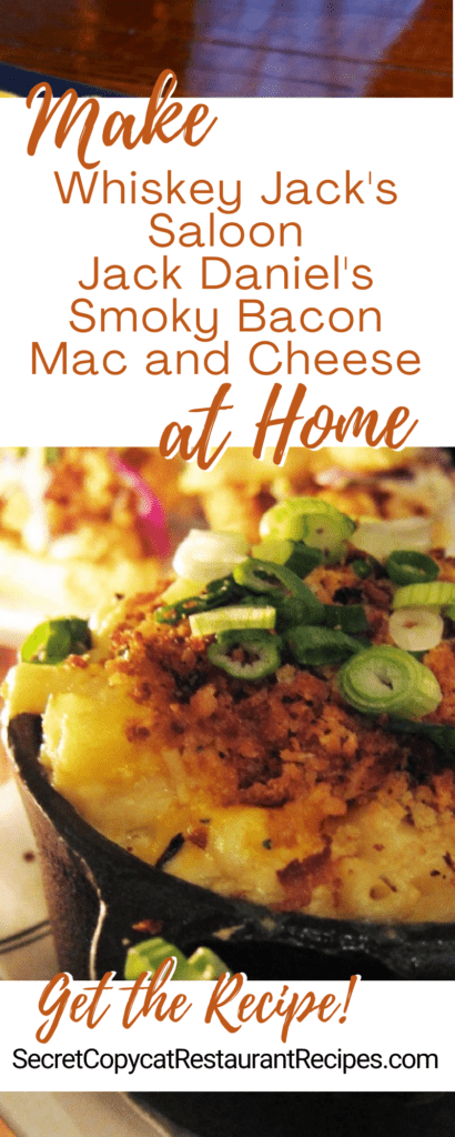 Whiskey Jack's Saloon Jack Daniel's Smoky Bacon Mac and Cheese Recipe