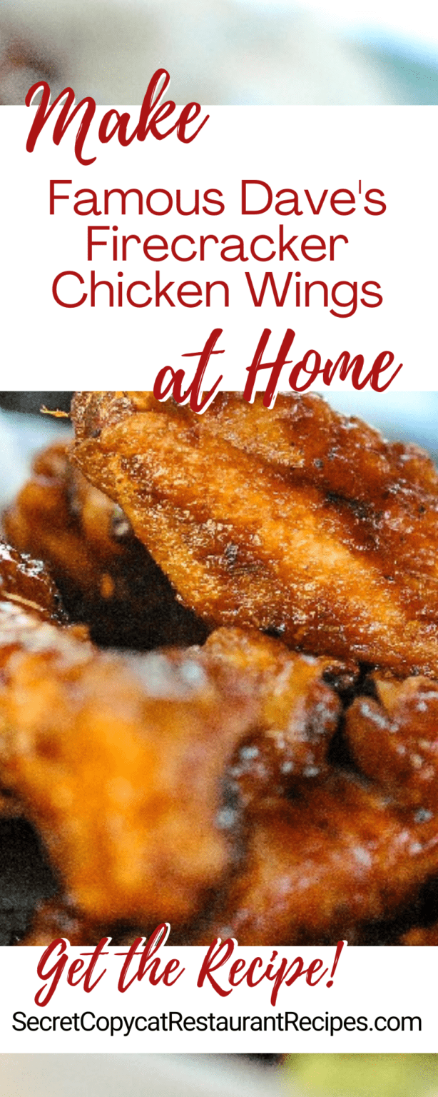 Famous Dave's Firecracker Chicken Wings Recipe
