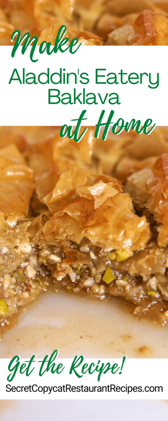 Aladdin's Eatery Baklava Copycat Recipe