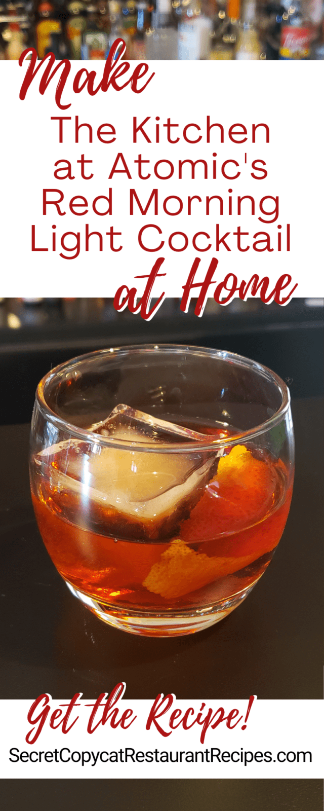 The Kitchen at Atomic Red Morning Light Cocktail Recipe