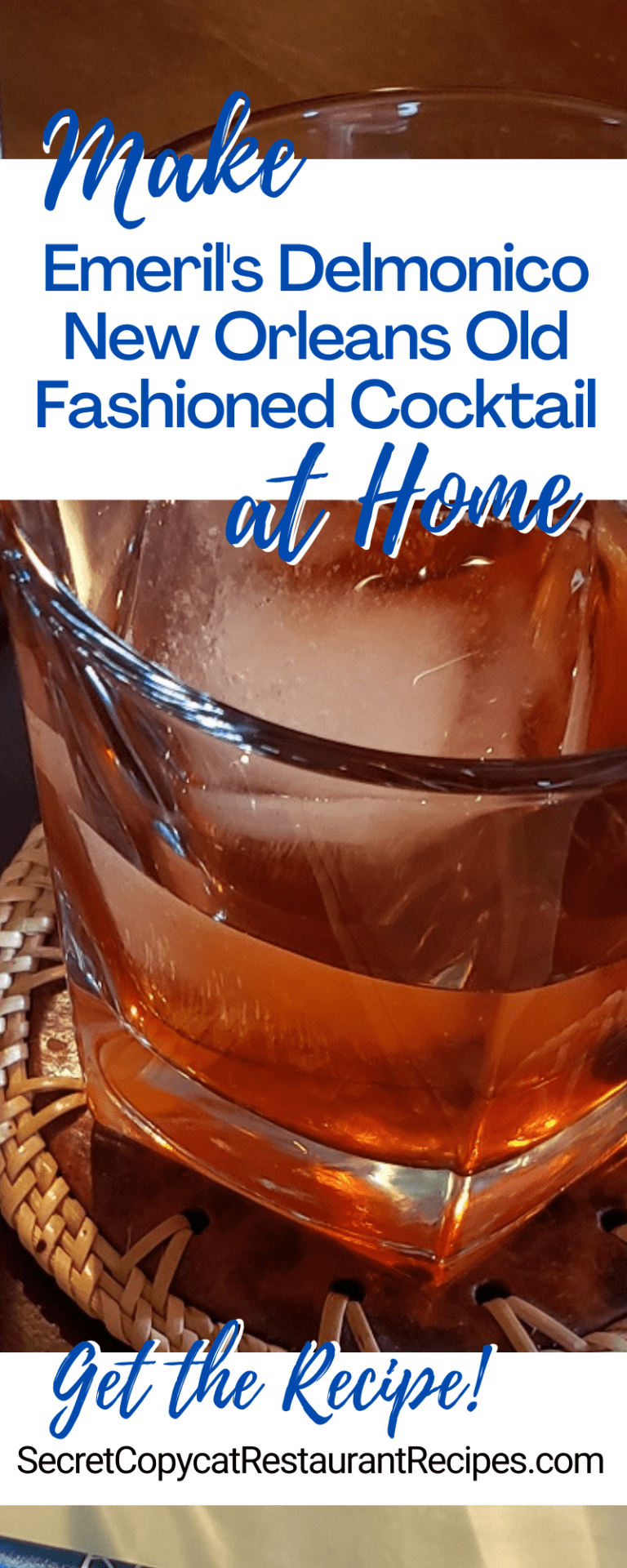 Emeril's Delmonico New Orleans Old Fashioned Cocktail Recipe