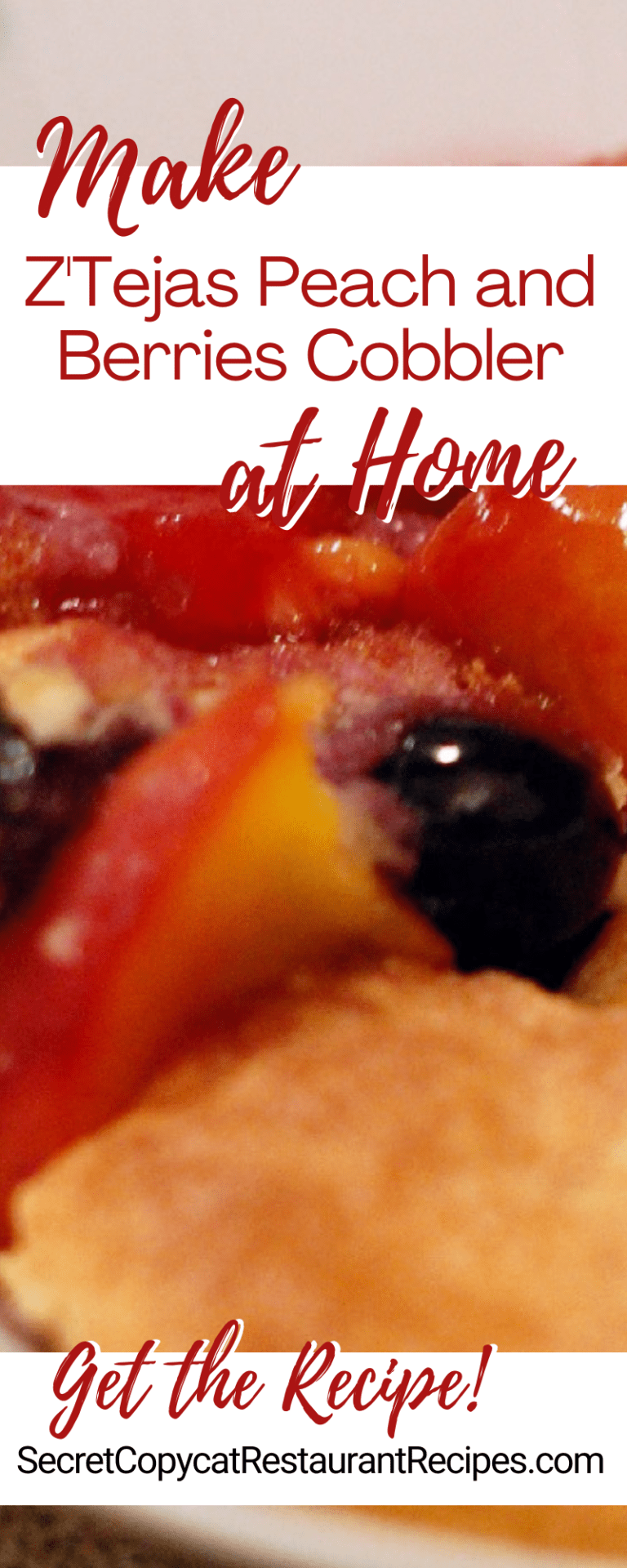 Z'Tejas Peach and Berries Cobbler Recipe - Secret Copycat Restaurant ...