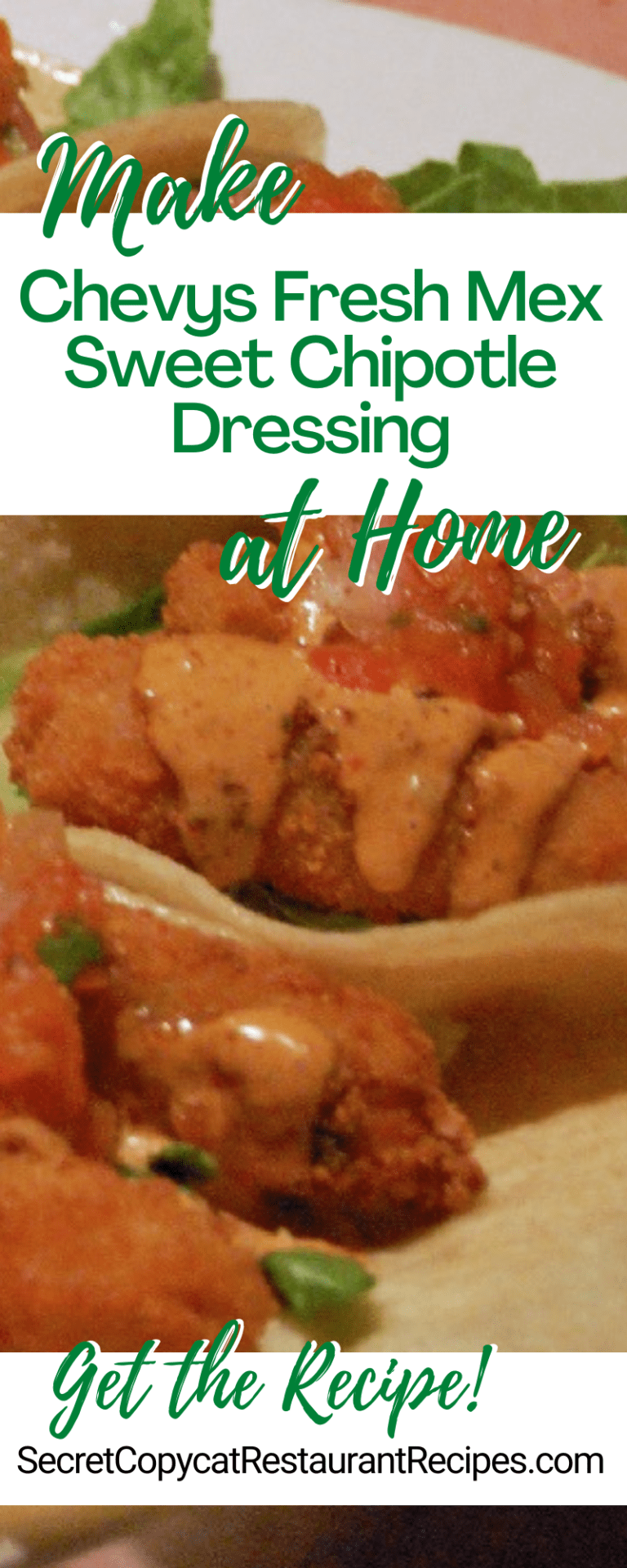 Chevys Fresh Mex Sweet Chipotle Dressing Recipe