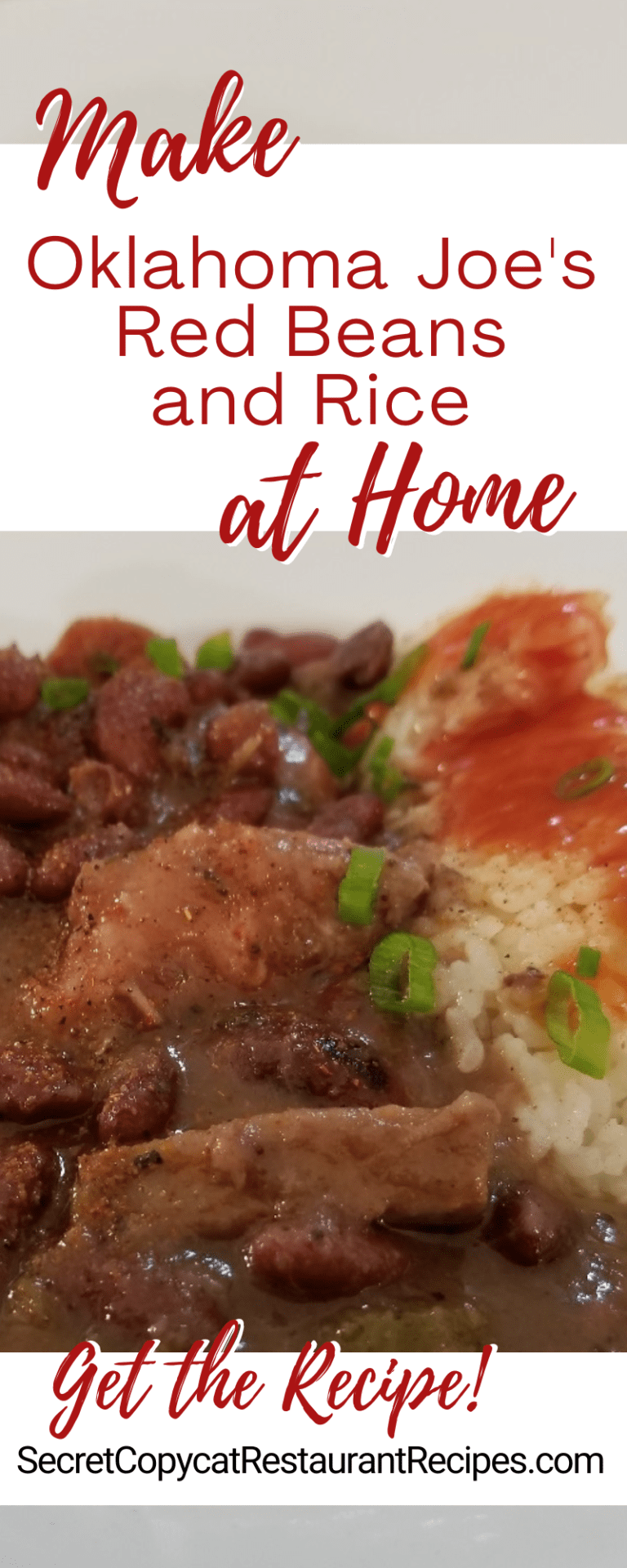 Oklahoma Joe's Red Beans and Rice Recipe