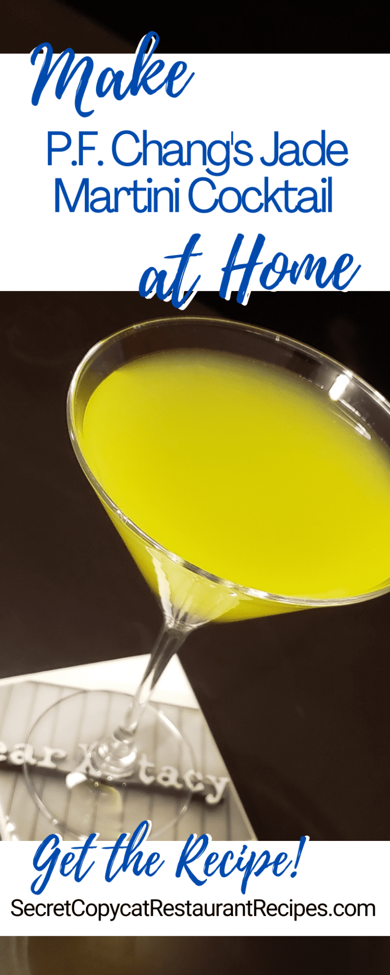 P.F. Chang's Jade Martini Cocktail Recipe