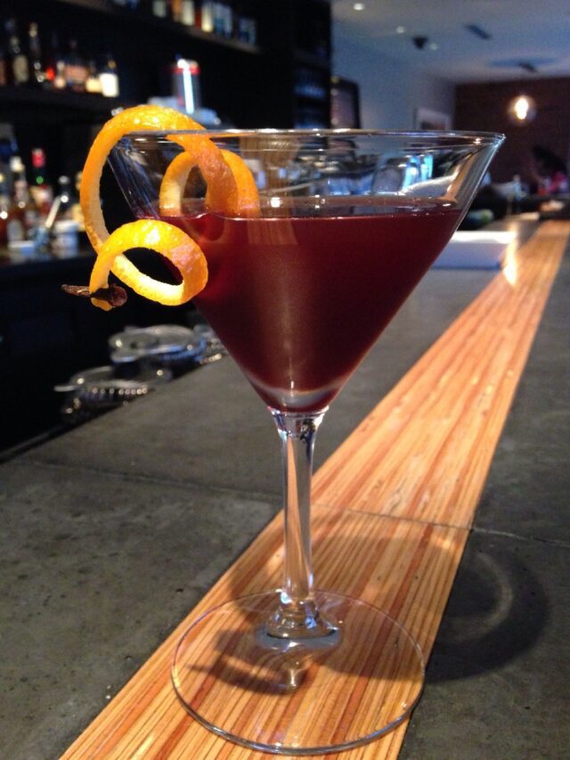P.F. Chang's Orange Peel Manhattan Cocktail Recipe - Secret Copycat ...