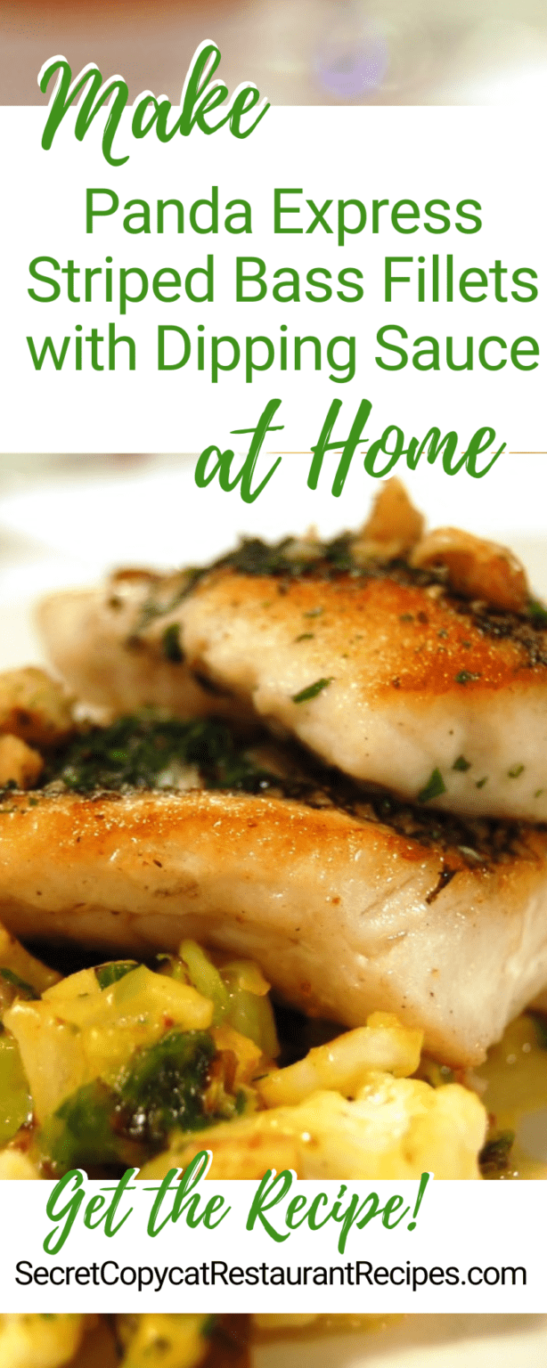 Panda Express Striped Bass Fillets with Dipping Sauce Recipe - Secret ...