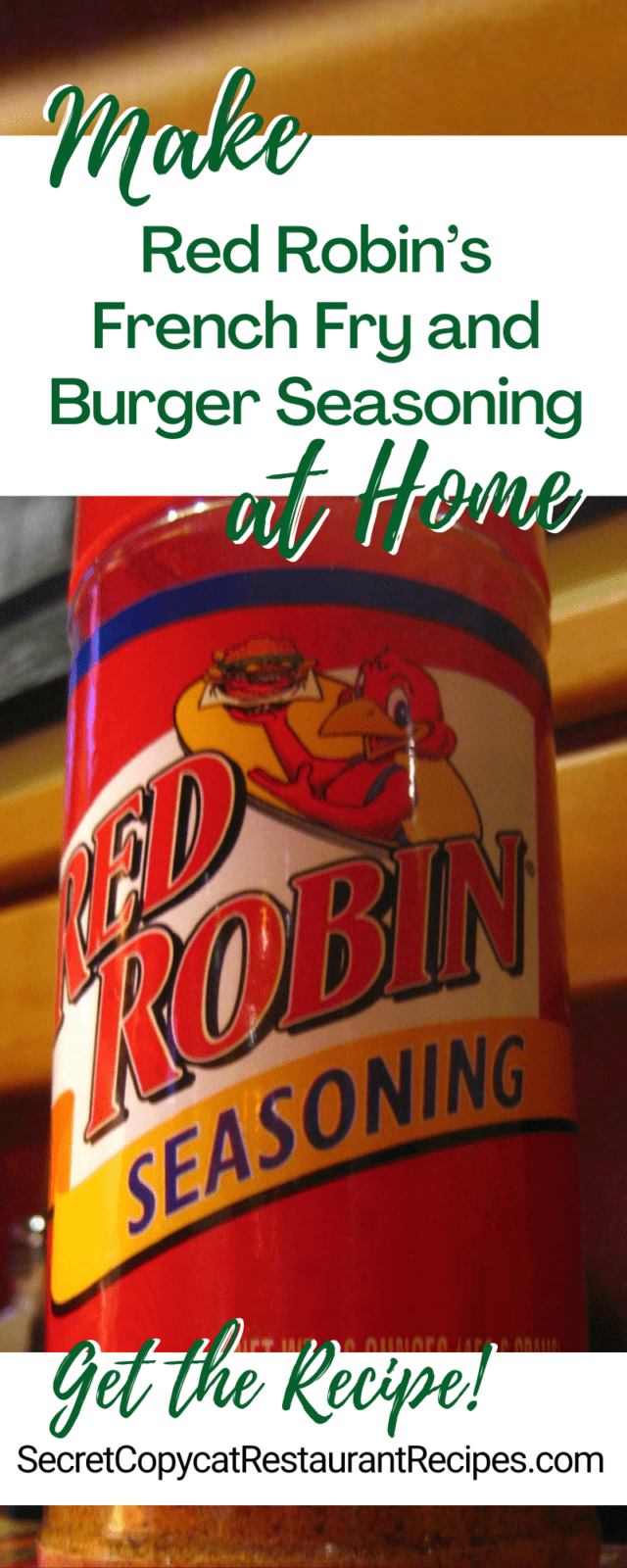 Red Robin Seasoning Recipe - Secret Copycat Restaurant Recipes