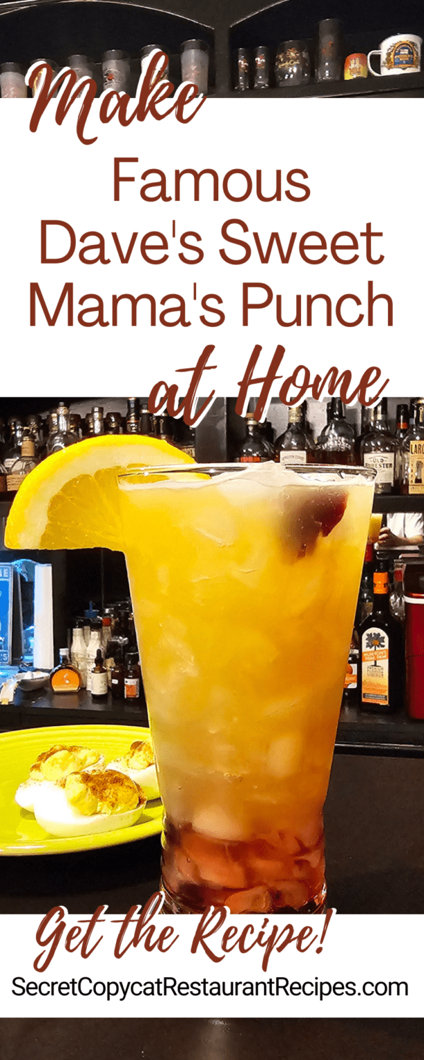 Famous Dave's Sweet Mama's Punch Cocktail Recipe - Secret Copycat ...