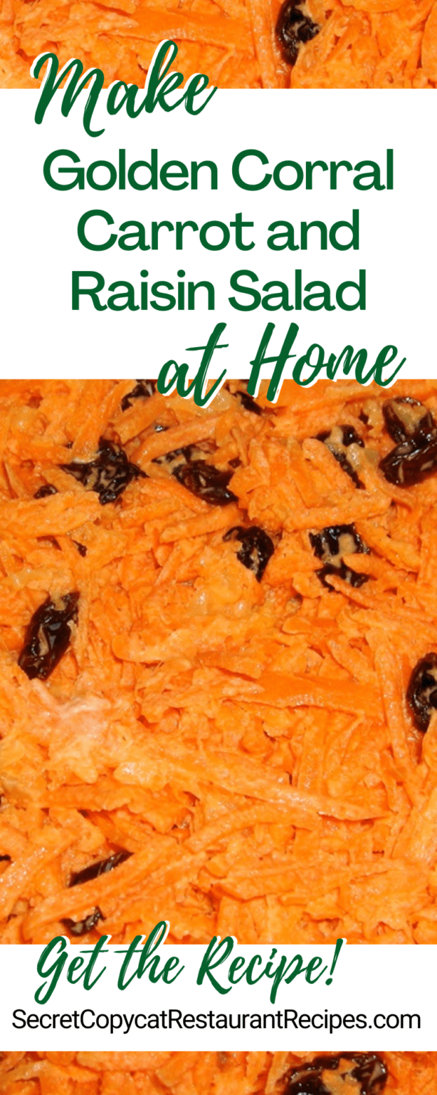 Golden Corral Carrot And Raisin Salad Recipe Secret Copycat
